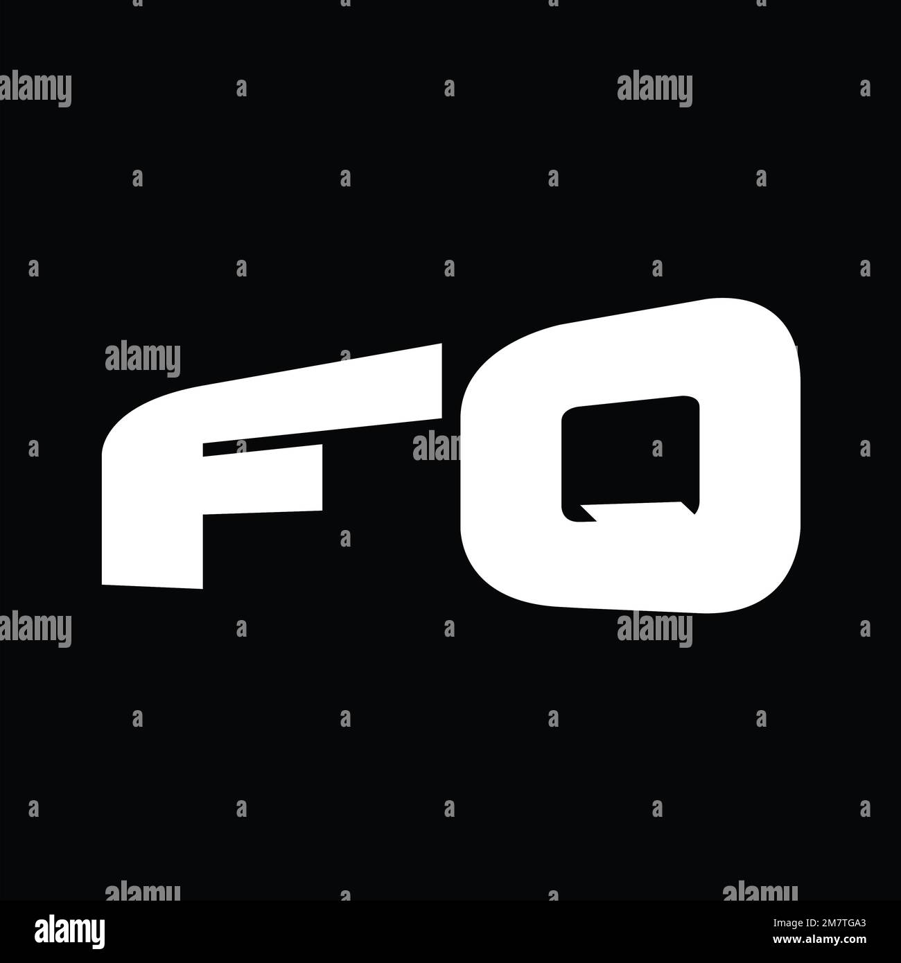 Logo monogram big alphabet vector images design template Stock Photo ...