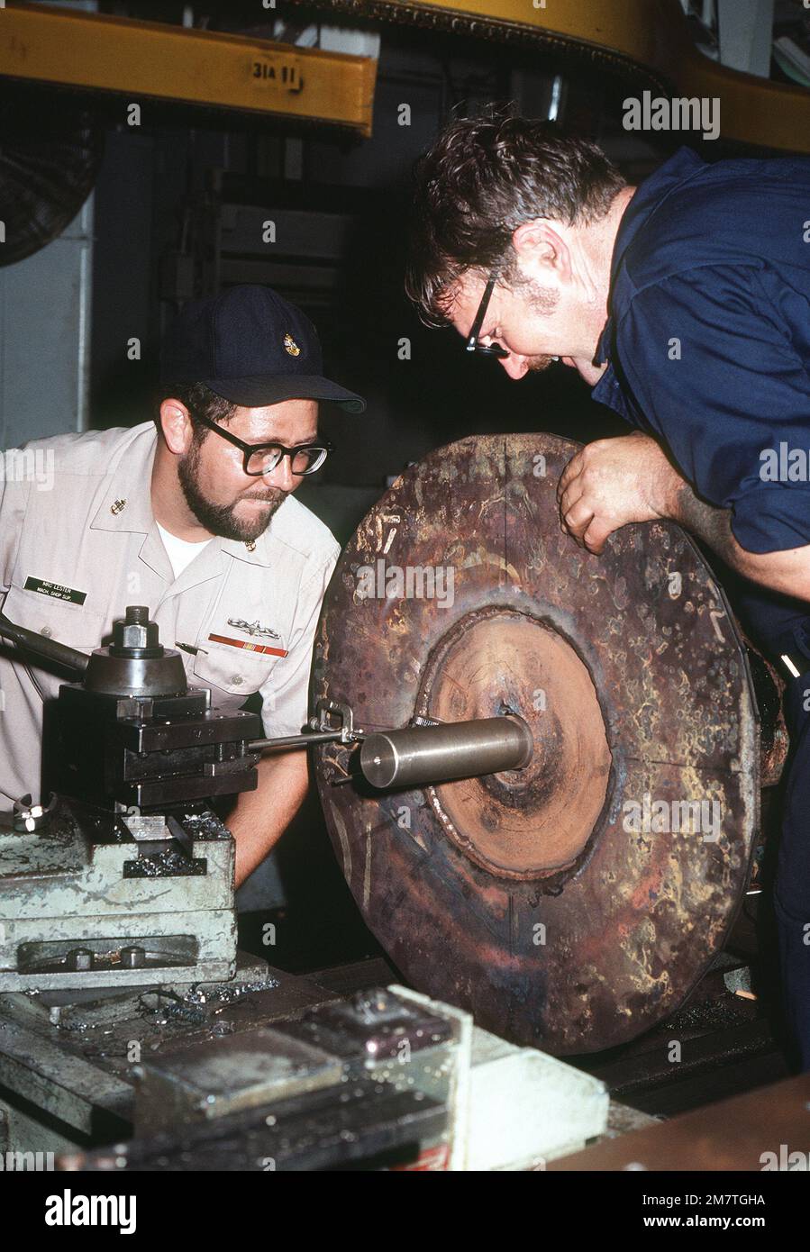 CHIEF Machinery Repairman (MRC) James Lester and Machinery Repairman ...