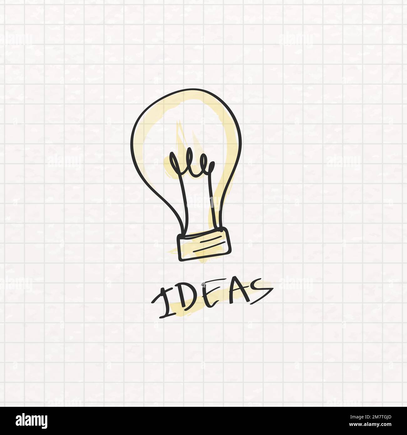 Creative light bulb doodle design vector Stock Vector Image & Art - Alamy