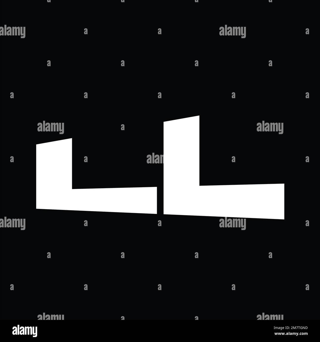 Logo monogram big alphabet vector images design template Stock Photo ...