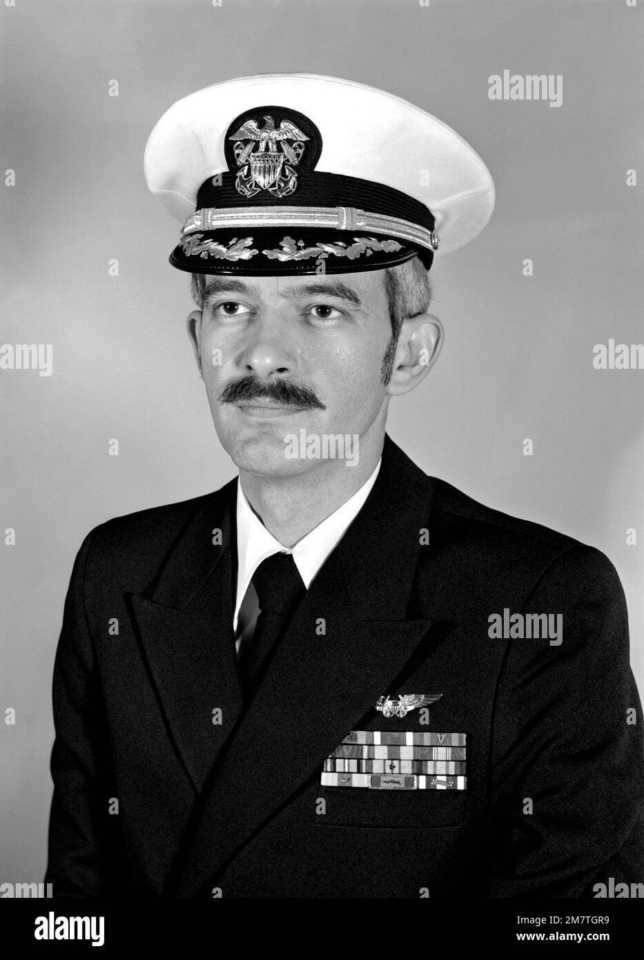CDR James W. McGauthey, USN (covered). Country: Unknown Stock Photo - Alamy