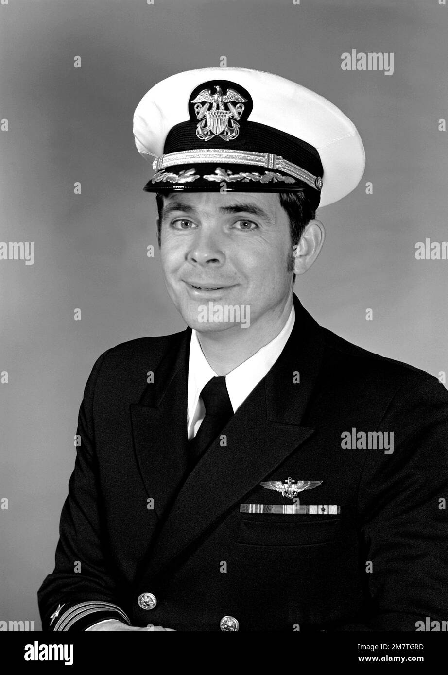 CDR Bruce L. Casey, USN (covered). Country: Unknown Stock Photo - Alamy