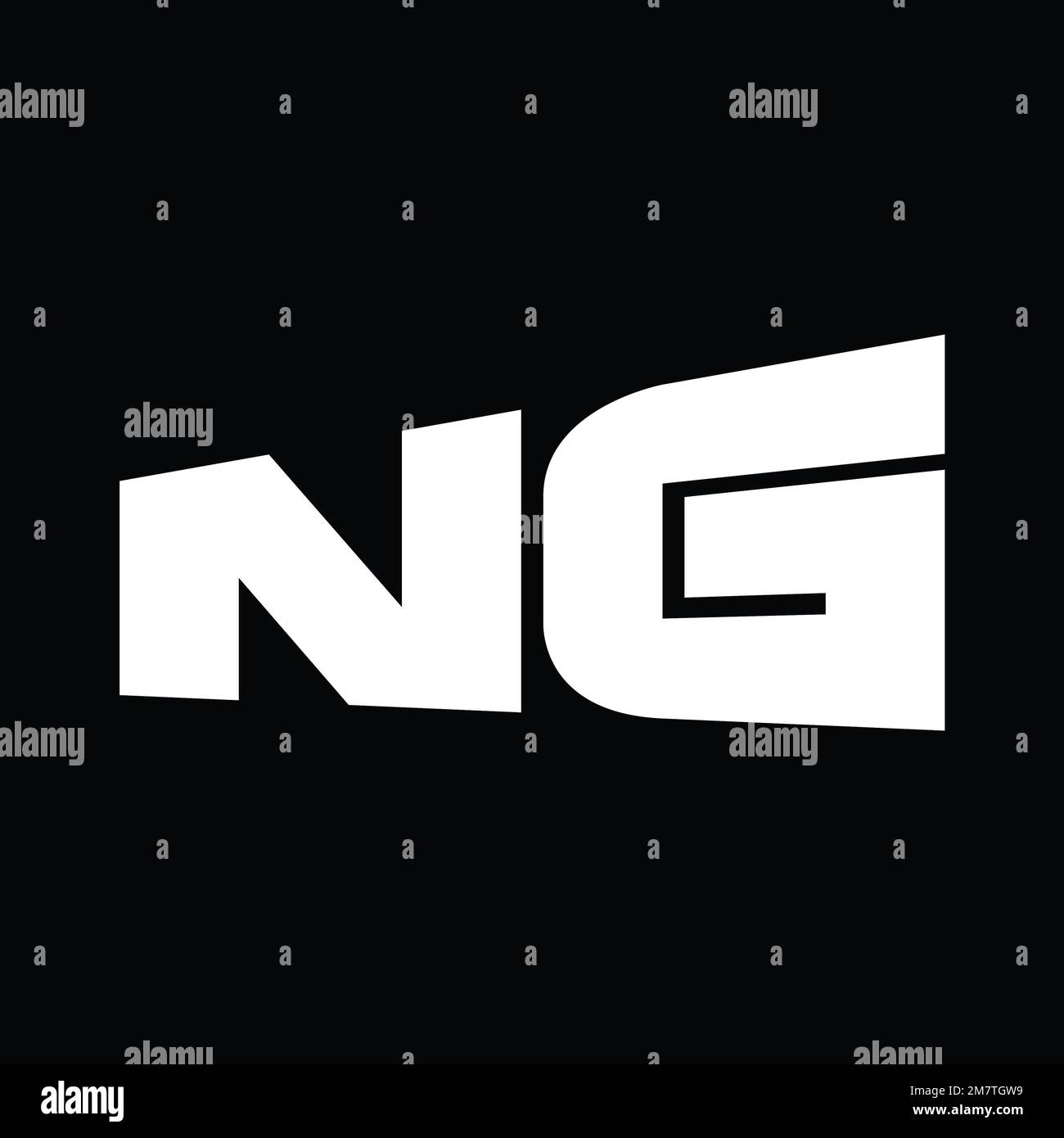 NG Logo monogram big alphabet vector images design template Stock Photo ... NG Logo monogram big alphabet vector images design template Stock Photo ...