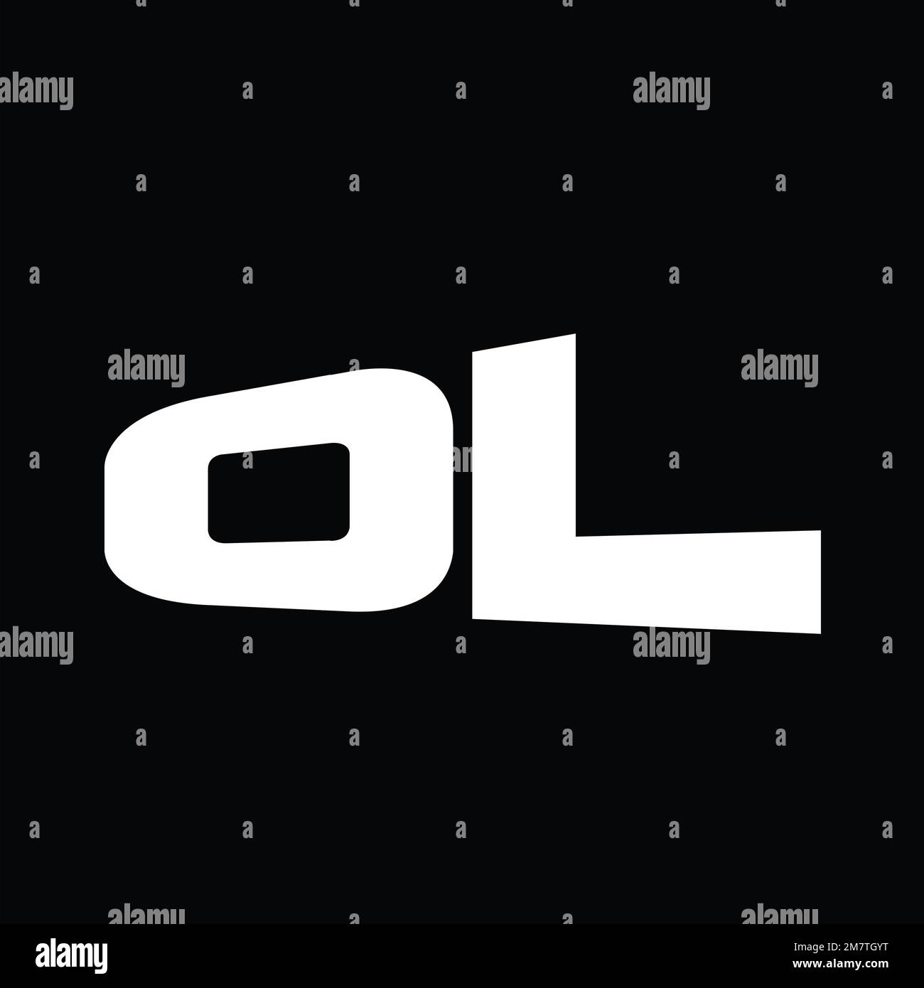 OL Logo monogram big alphabet vector images design template Stock Photo ...