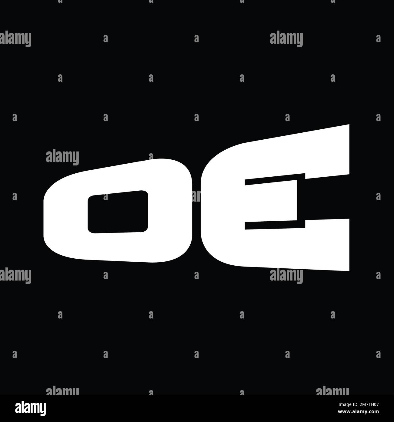 OE Logo monogram big alphabet vector images design template Stock Photo ...