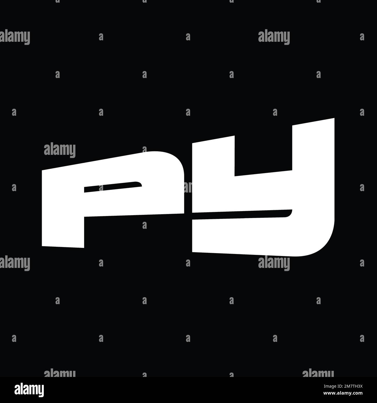 PY Logo monogram big alphabet vector images design template Stock Photo ...
