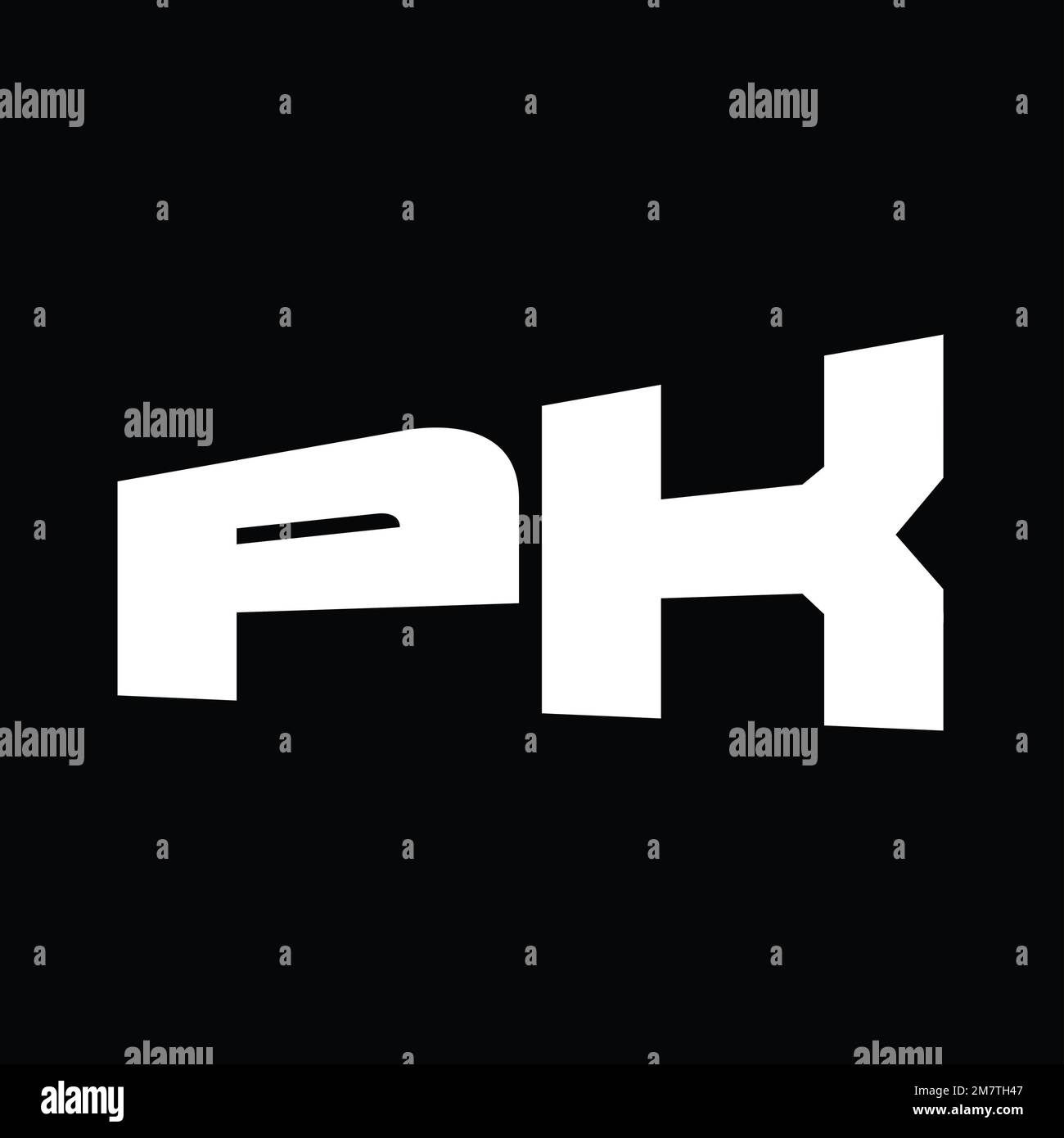 PK Logo monogram big alphabet vector images design template Stock Photo ...