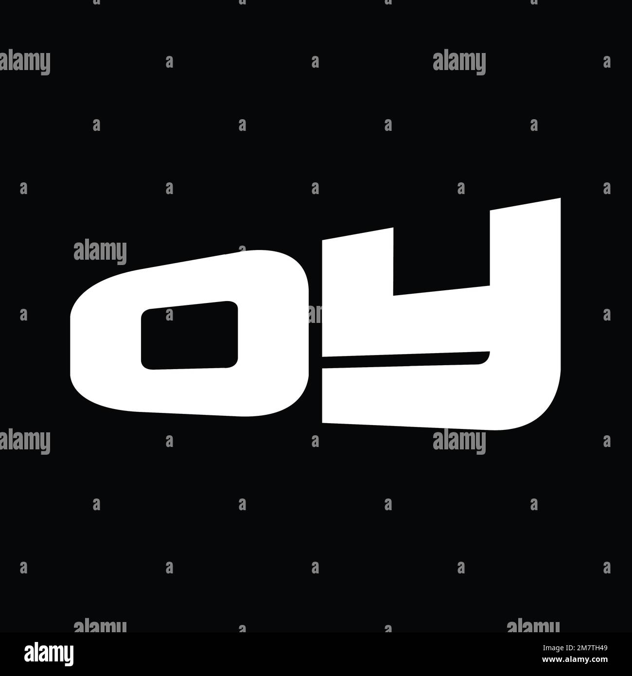 OY Logo monogram big alphabet vector images design template Stock Photo - Alamy