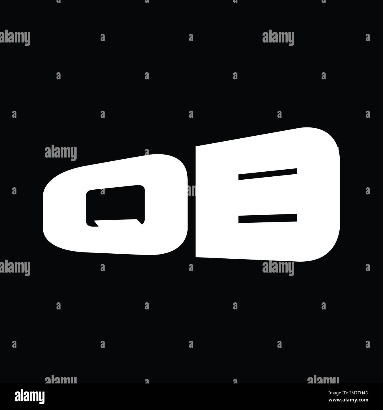 QB Logo monogram big alphabet vector images design template Stock Photo ...