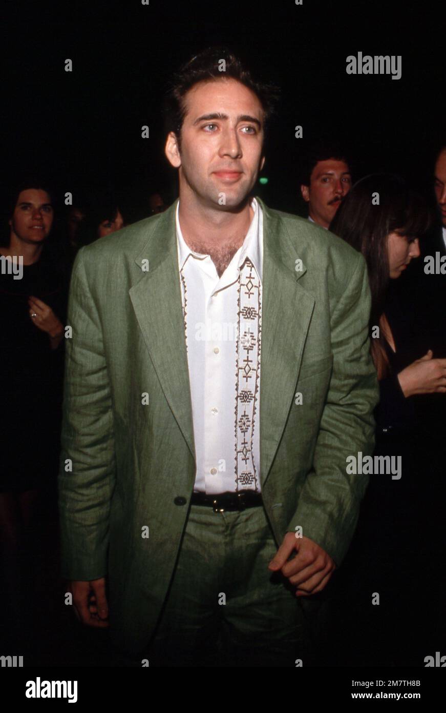 Nicolas Cage at the Terminator 2: Judgment Day Premiere on July 1, 1991 ...