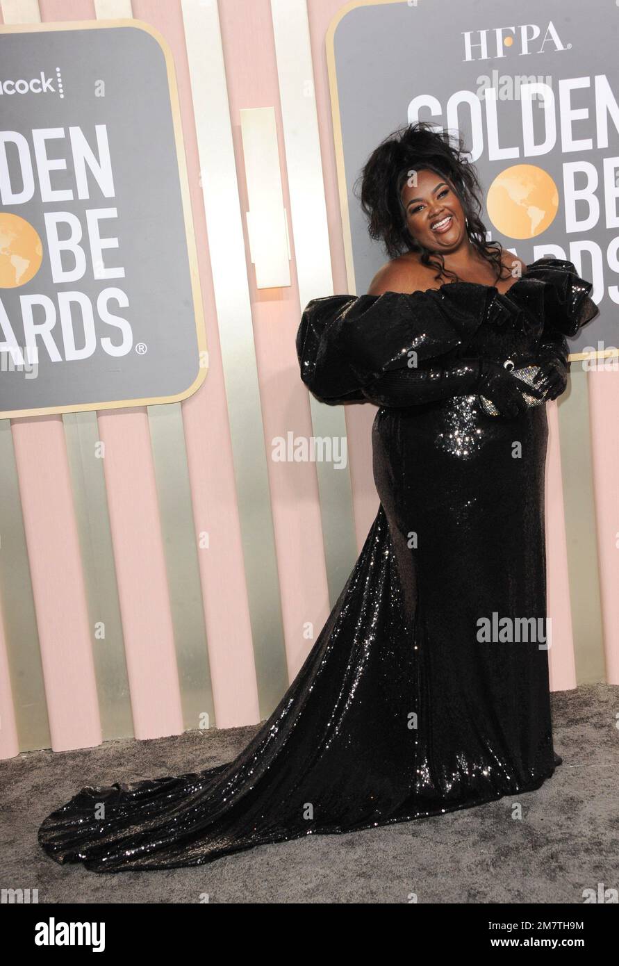 80th annual golden globe awards arrivals hi-res stock photography and ...
