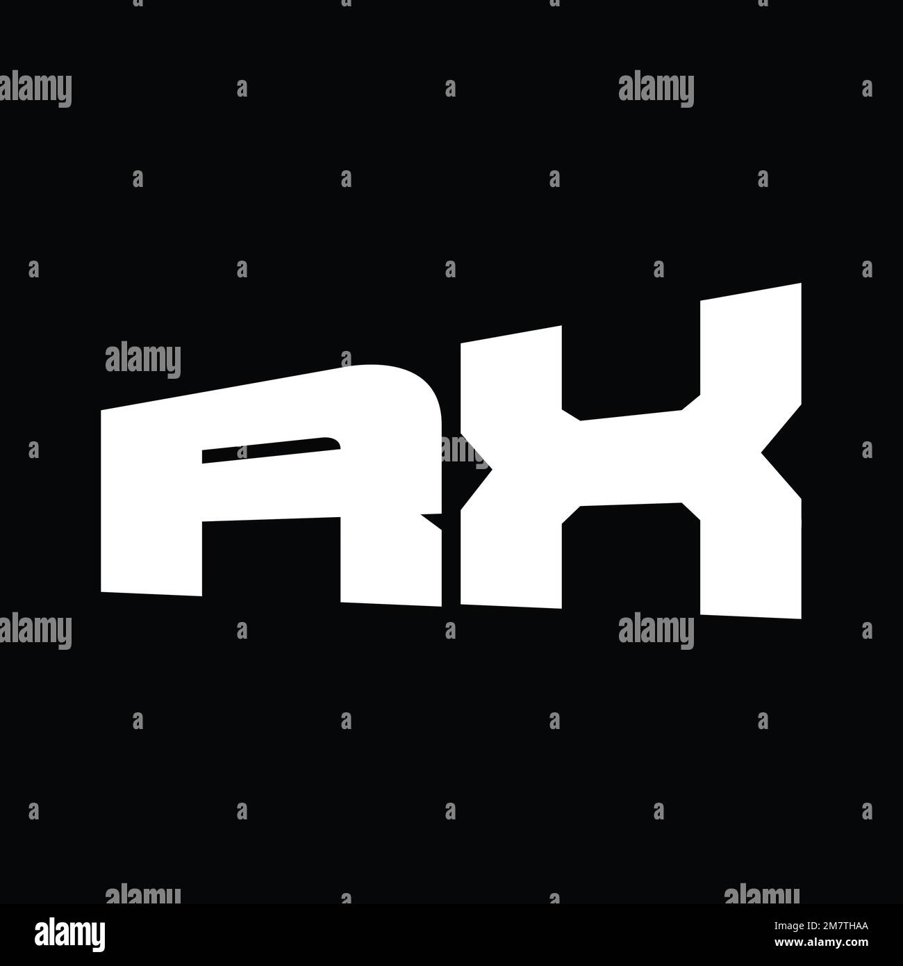 RX Logo monogram big alphabet vector images design template Stock Photo ...