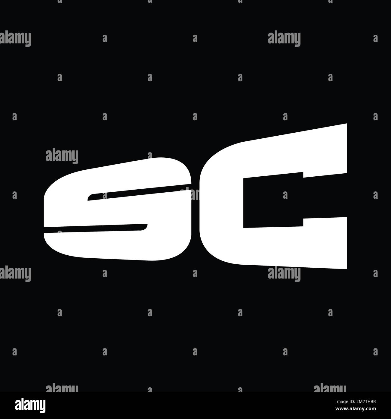 SC Logo monogram big alphabet vector images design template Stock Photo ...