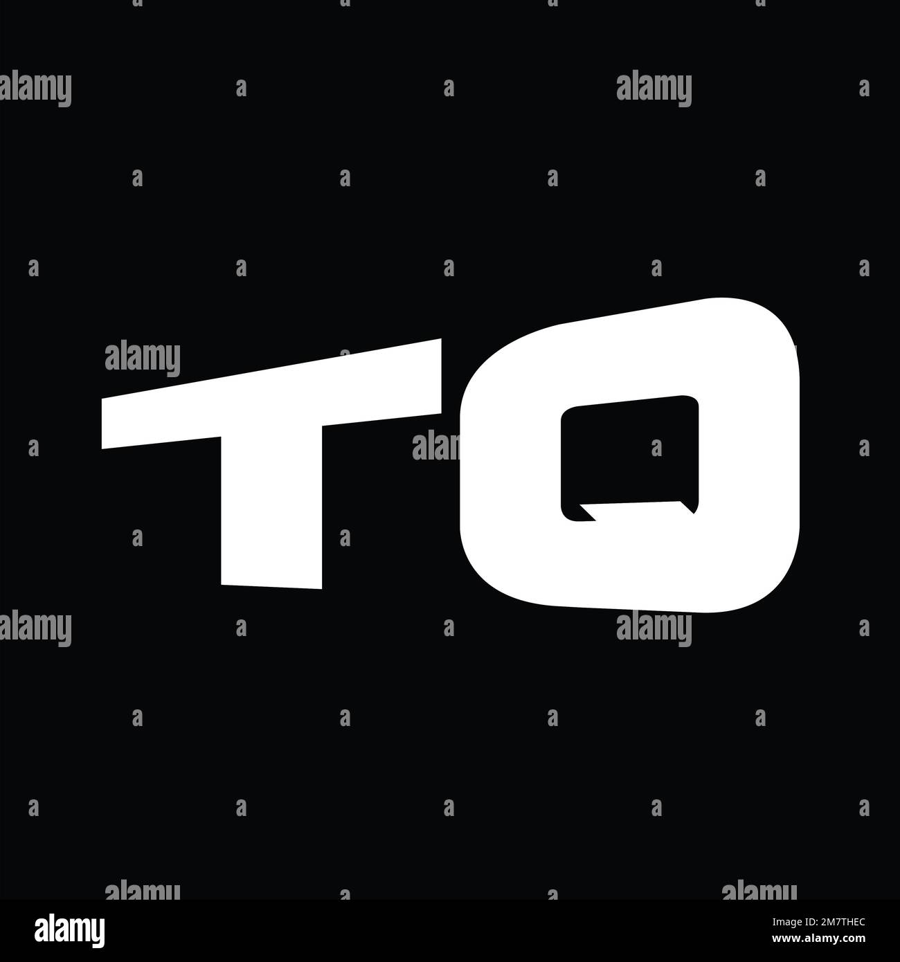 TQ Logo monogram big alphabet vector images design template Stock Photo ...