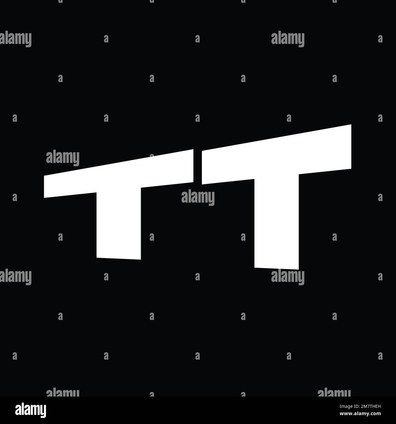 TT Logo monogram big alphabet vector images design template Stock Photo ...