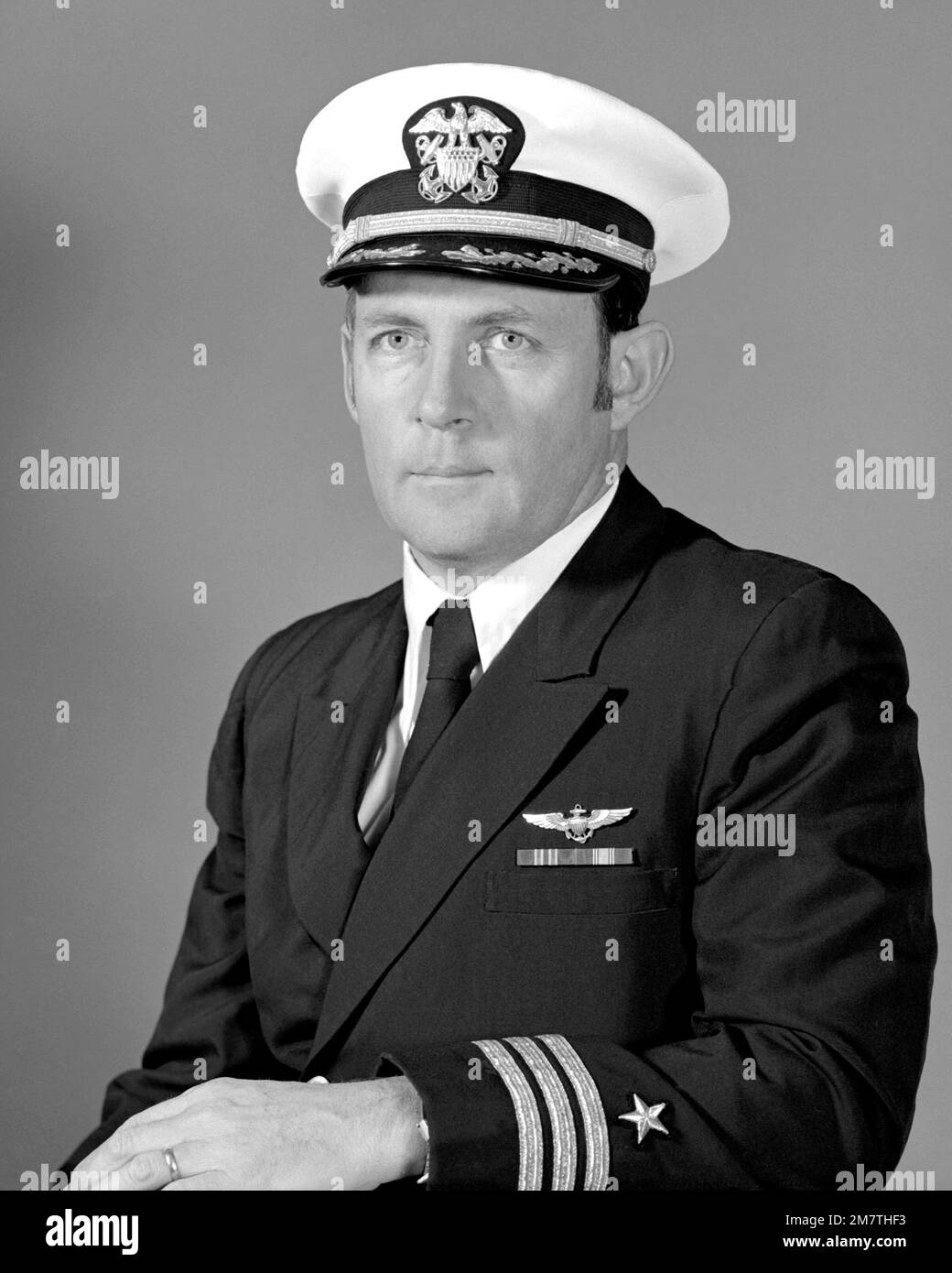 CDR Edward J. Cleary, USN (covered). Country: Unknown Stock Photo - Alamy