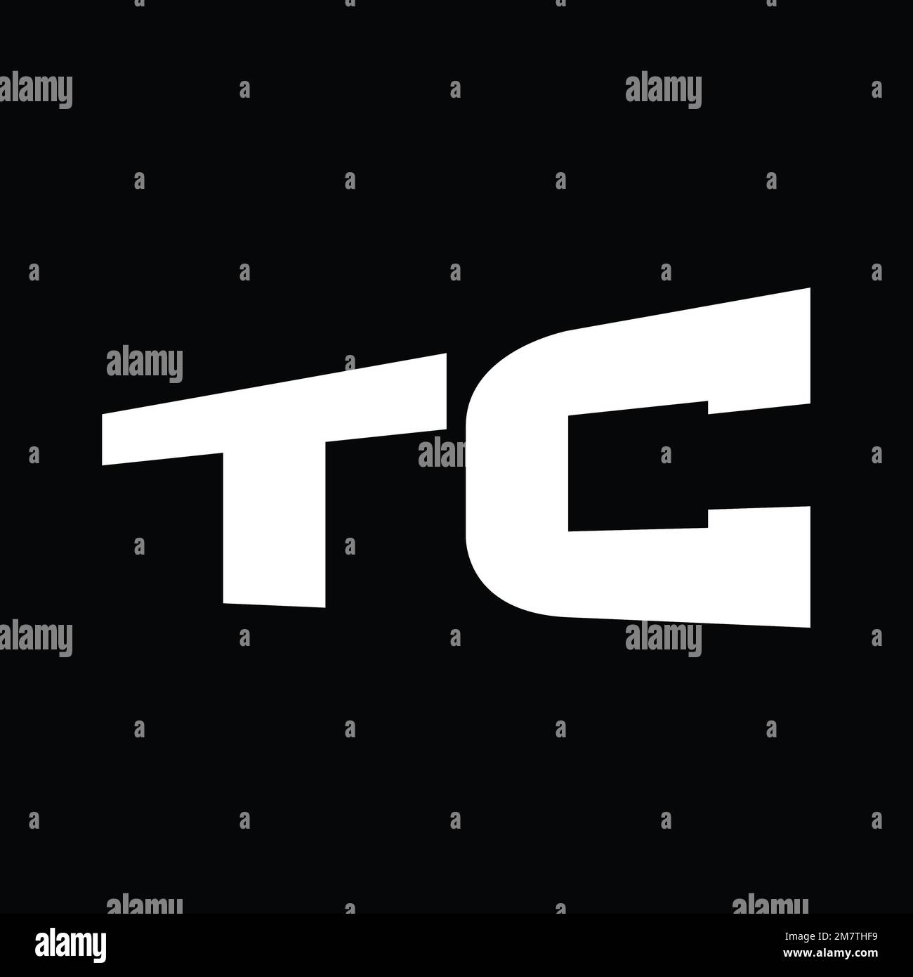 TC Logo monogram big alphabet vector images design template Stock Photo ...