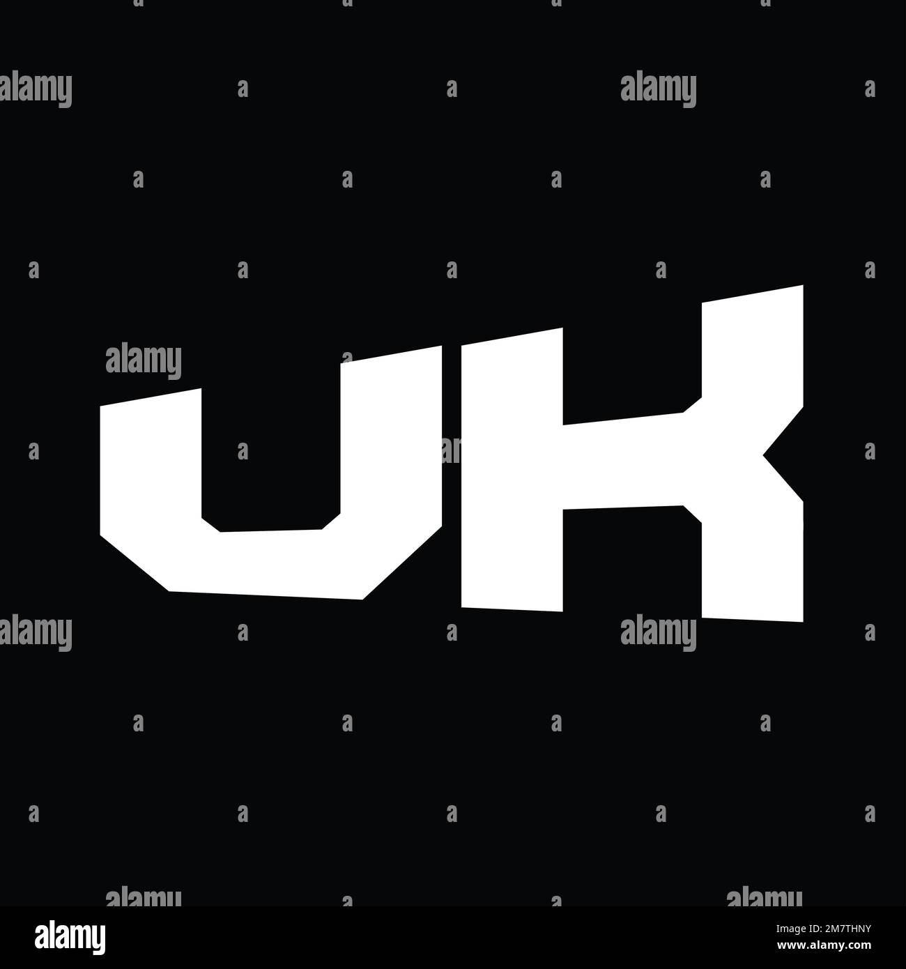 Vk logo design hi-res stock photography and images - Alamy