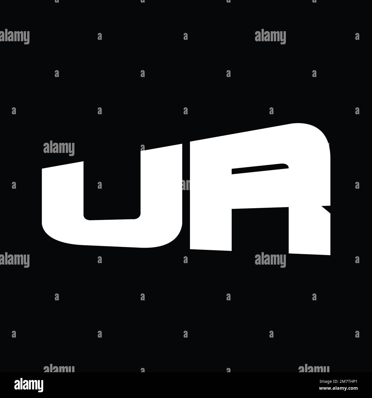 UR Logo monogram big alphabet vector images design template Stock Photo ...