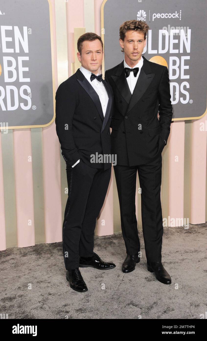 Beverly Hills, CA. 10th Jan, 2023. Taron Egerton, Austin Butler at ...
