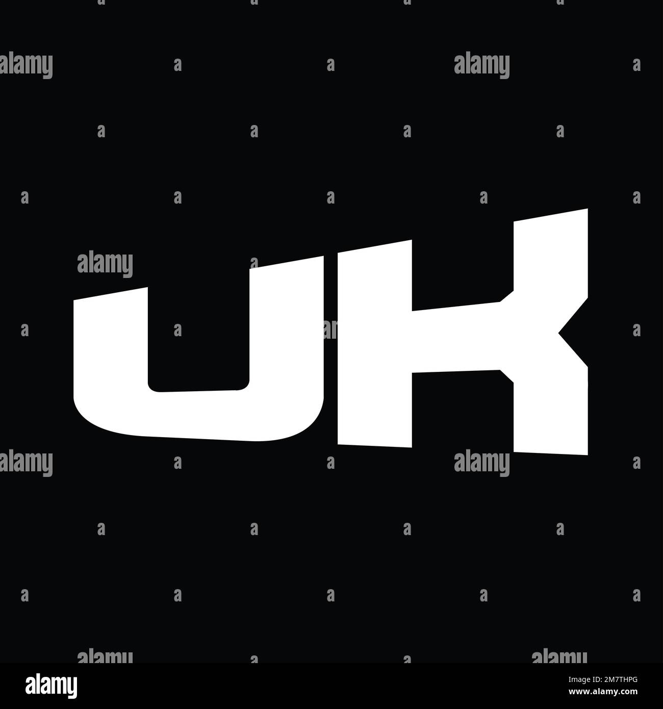 UK Logo monogram big alphabet vector images design template Stock Photo ...