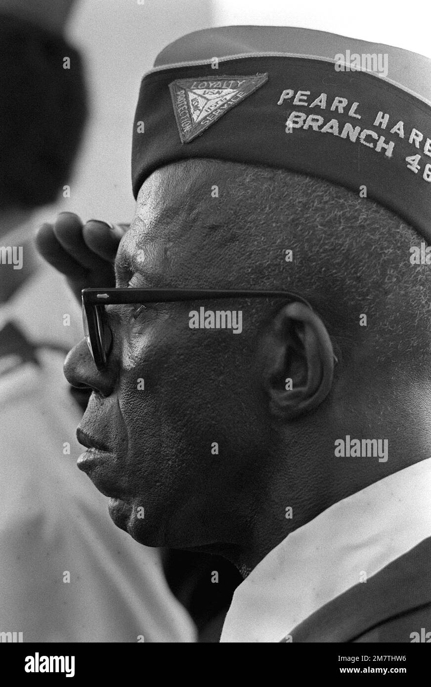 Byron Devonish, a guest at the Pearl Harbor Day ceremony commemorating ...