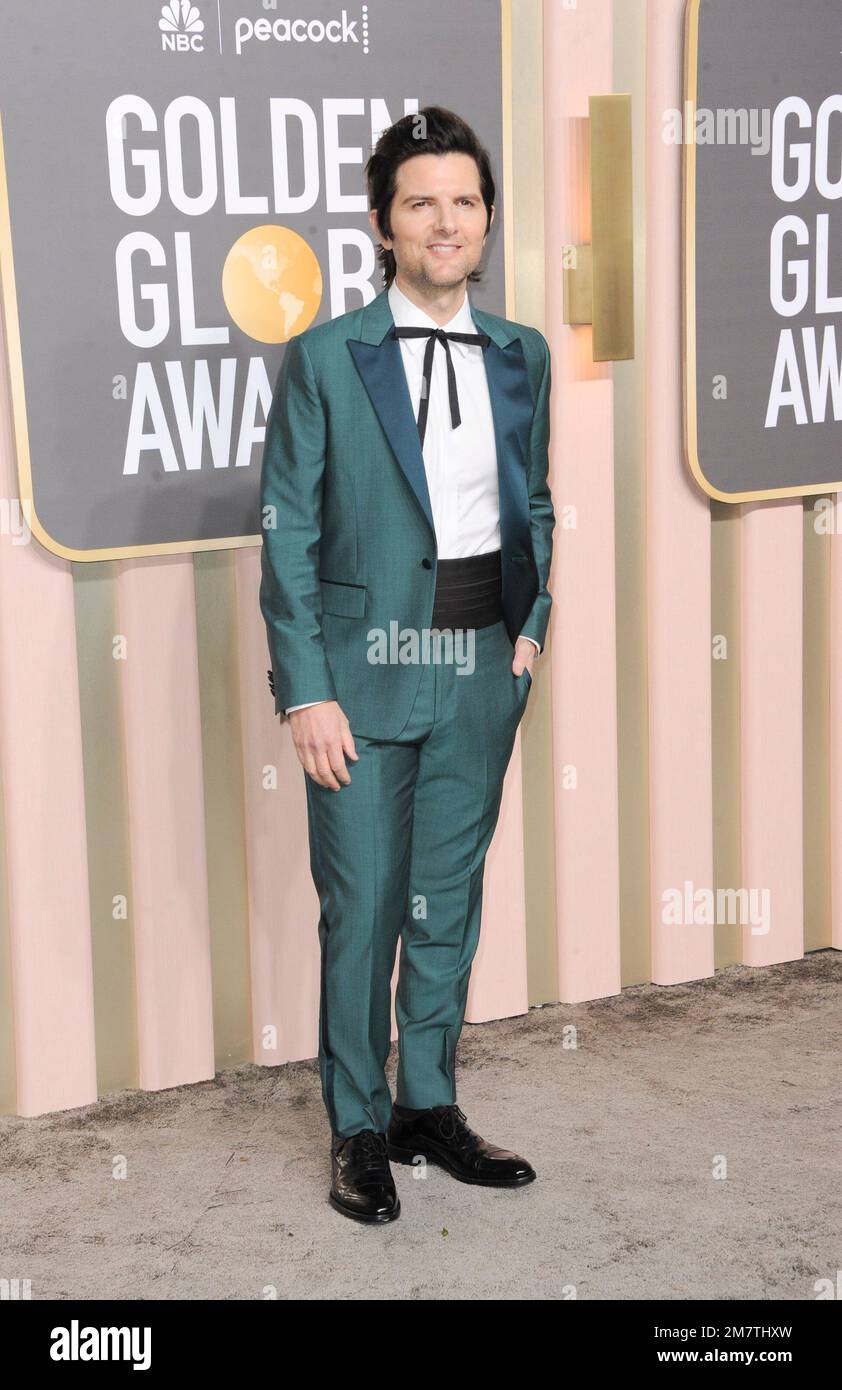 Beverly Hills, CA. 10th Jan, 2023. Adam Scott at arrivals for 80th ...