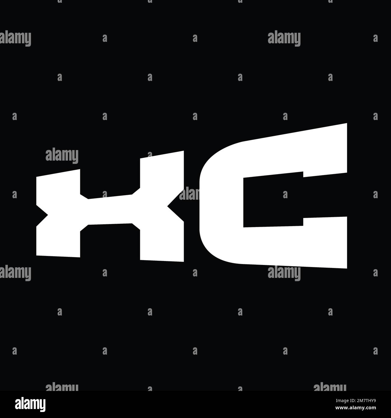 XC Logo monogram big alphabet vector images design template Stock Photo ...