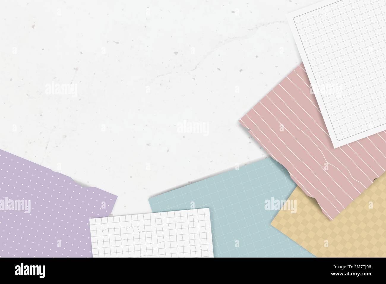 Colorful ripped note collection vector Stock Vector Image & Art - Alamy