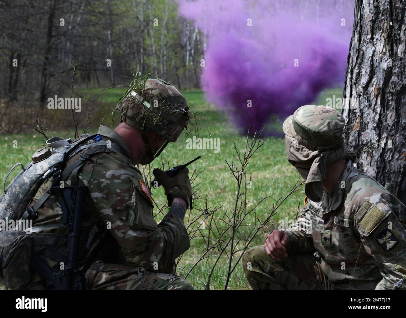 Sgt. Joshua Kleinhans, a Fire Control Specialist with the Wisconsin ...