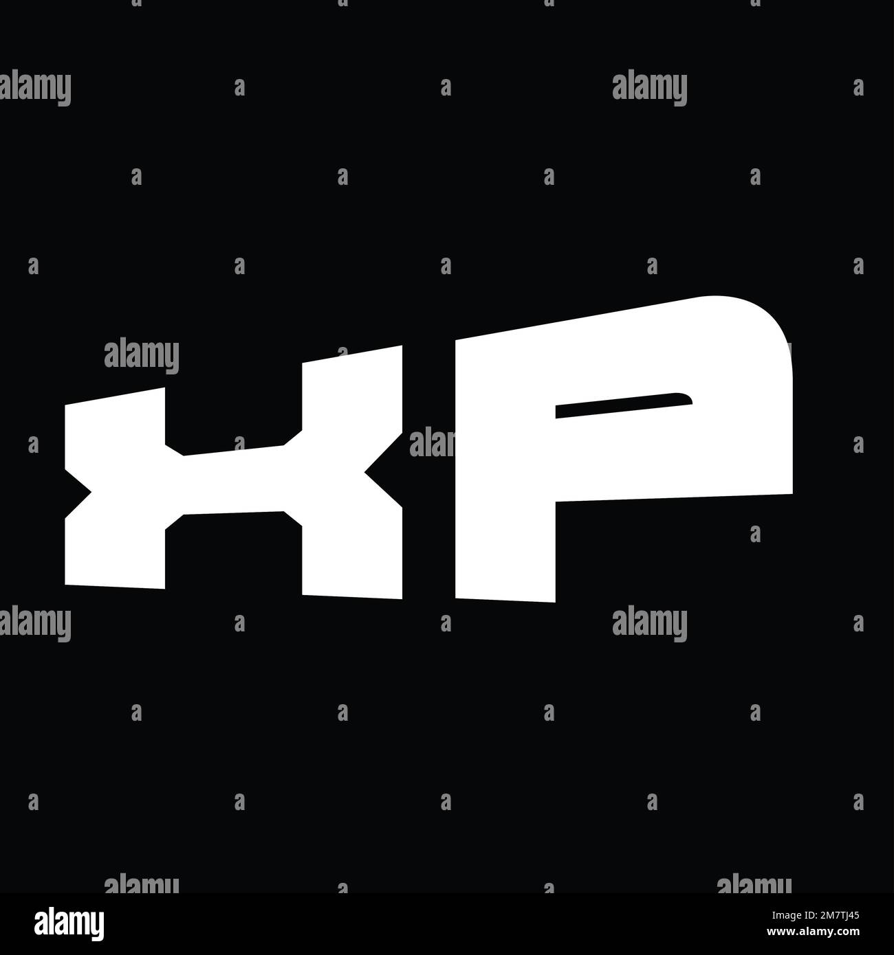 XP Logo monogram big alphabet vector images design template Stock Photo ...