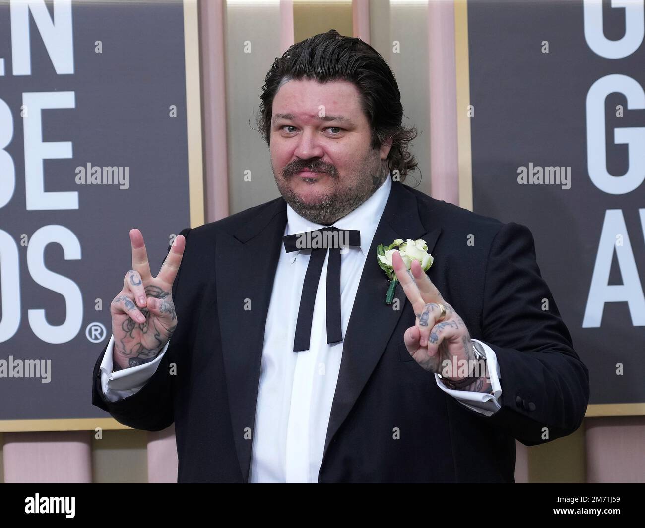 Los Angeles, USA, 10/01/2023, Matty Matheson arrives at the 80th Annual ...