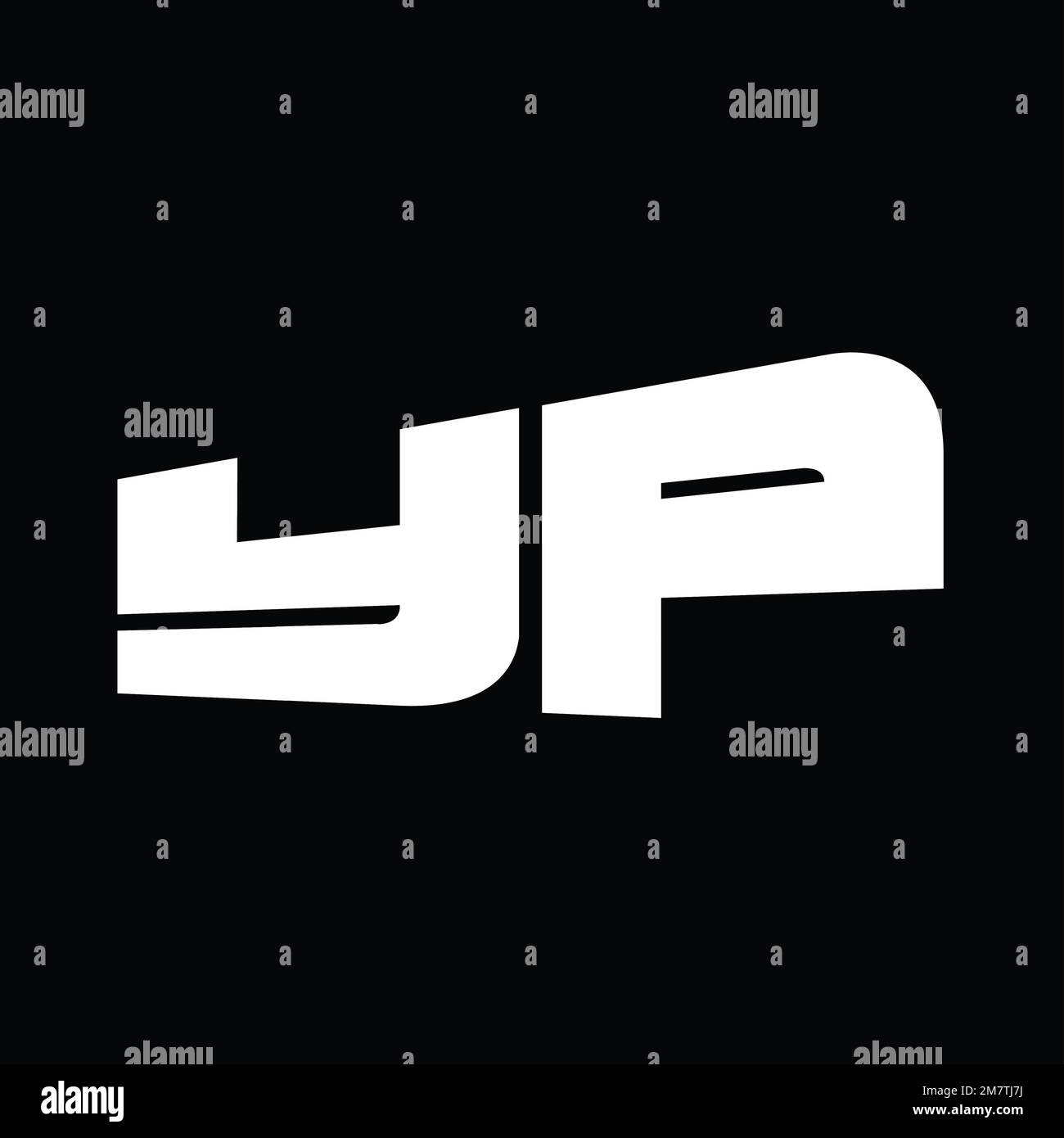 Yp monogram letters hi-res stock photography and images - Alamy