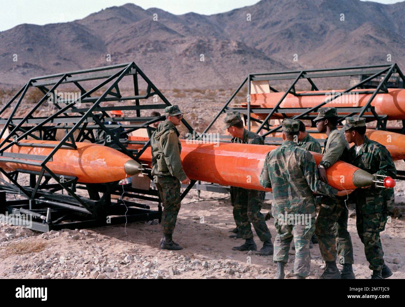 Ballistic Aerial Target System (BATS) missiles are prepared for ...