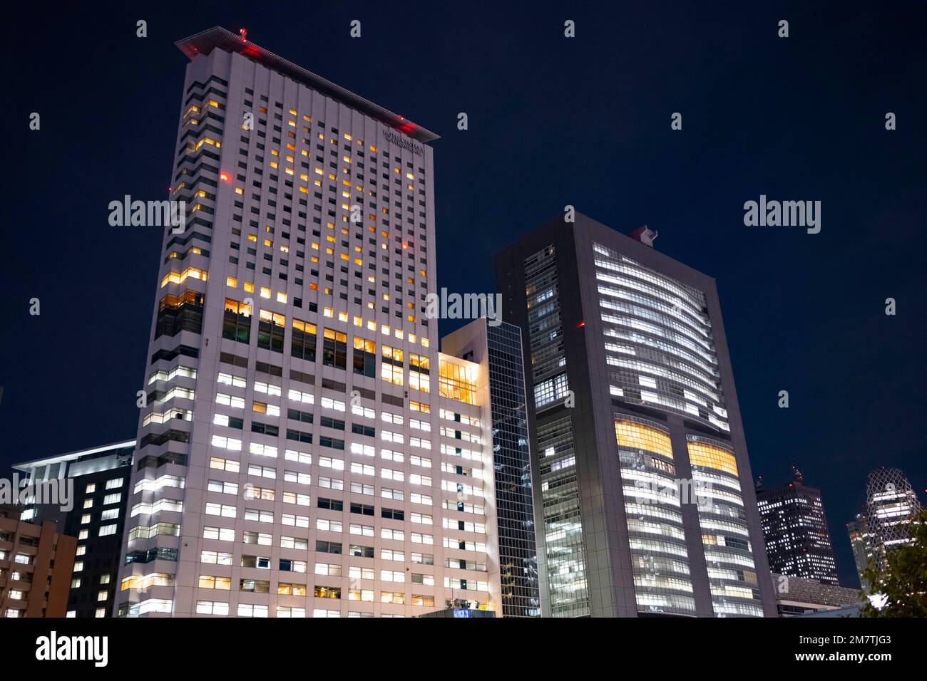 Tokyo, Japan. 6th Jan, 2023. The Hotel Century South Tower (left) and ...