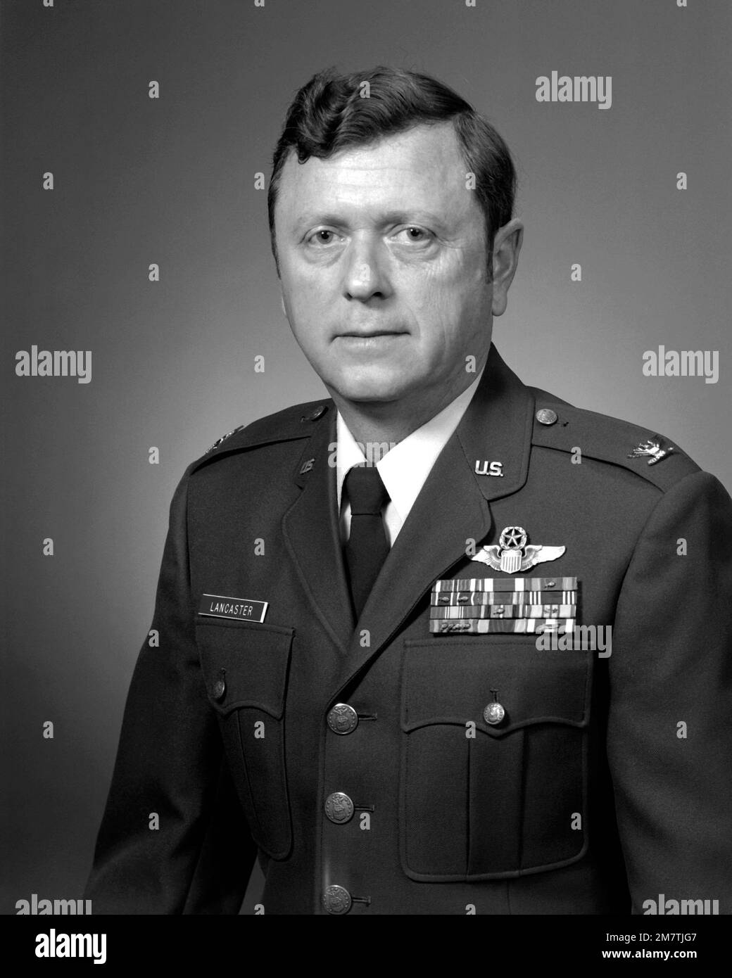 COL James F. Lancaster, USAF (uncovered). Country: Unknown Stock Photo ...
