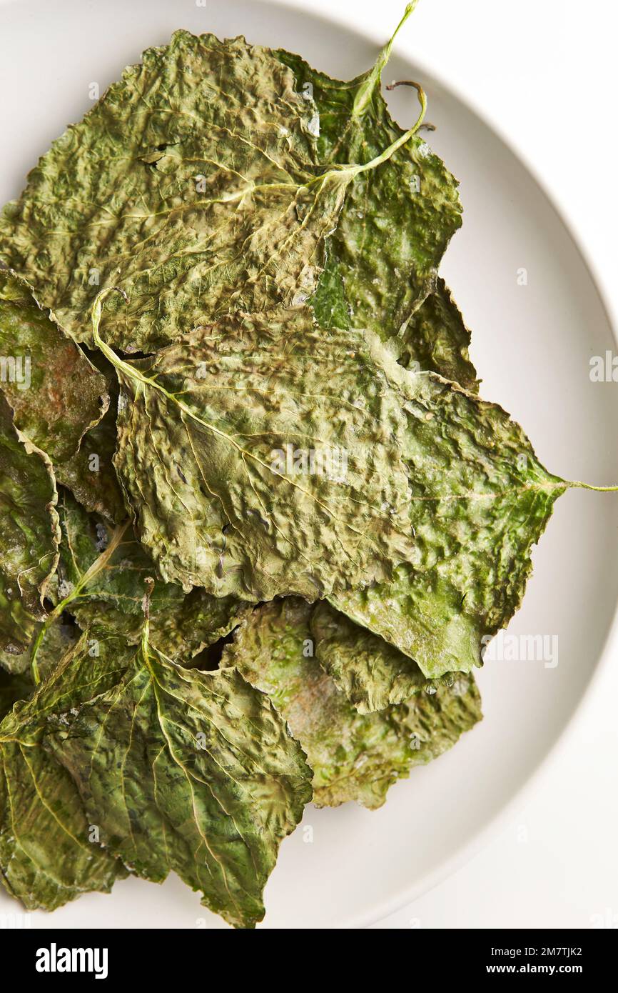 Bugak,Vegetable and Seaweed Chips Stock Photo - Alamy