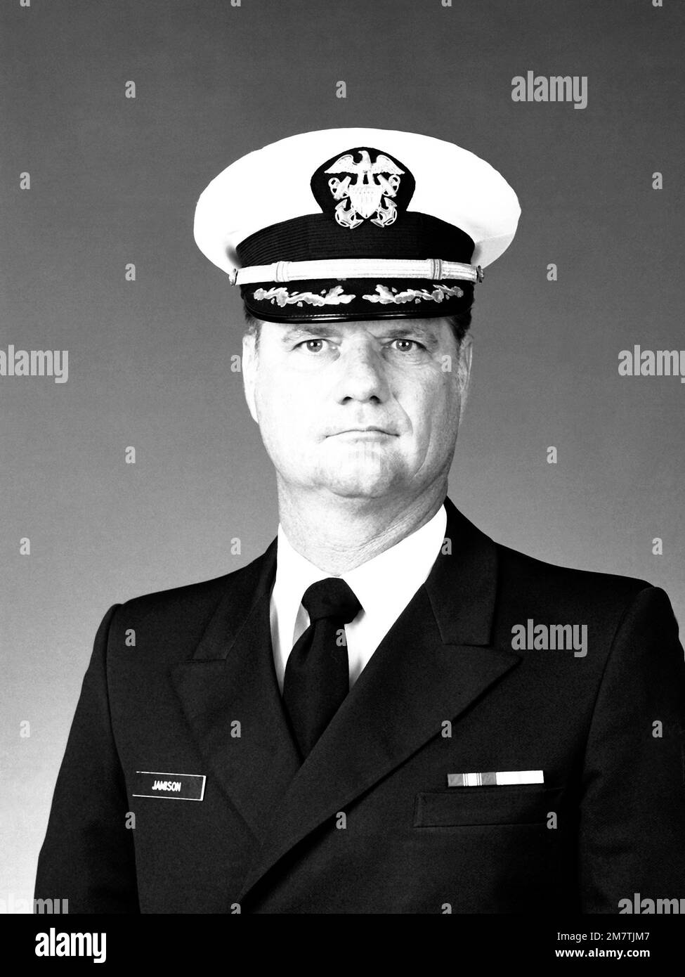 CAPT Lyle C. Jamison, USN (covered). Country: Unknown Stock Photo - Alamy