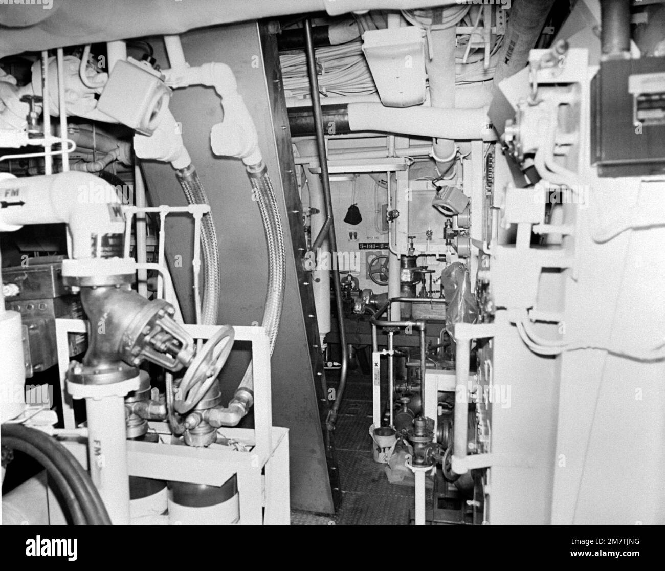 Auxiliary machine room 1 Black and White Stock Photos & Images - Alamy