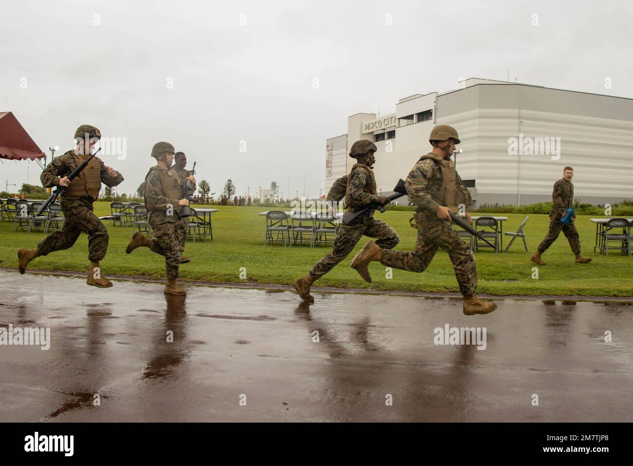 U.S. Marines from Combat Logistics Regiment 37, 3rd Marine Logistics ...