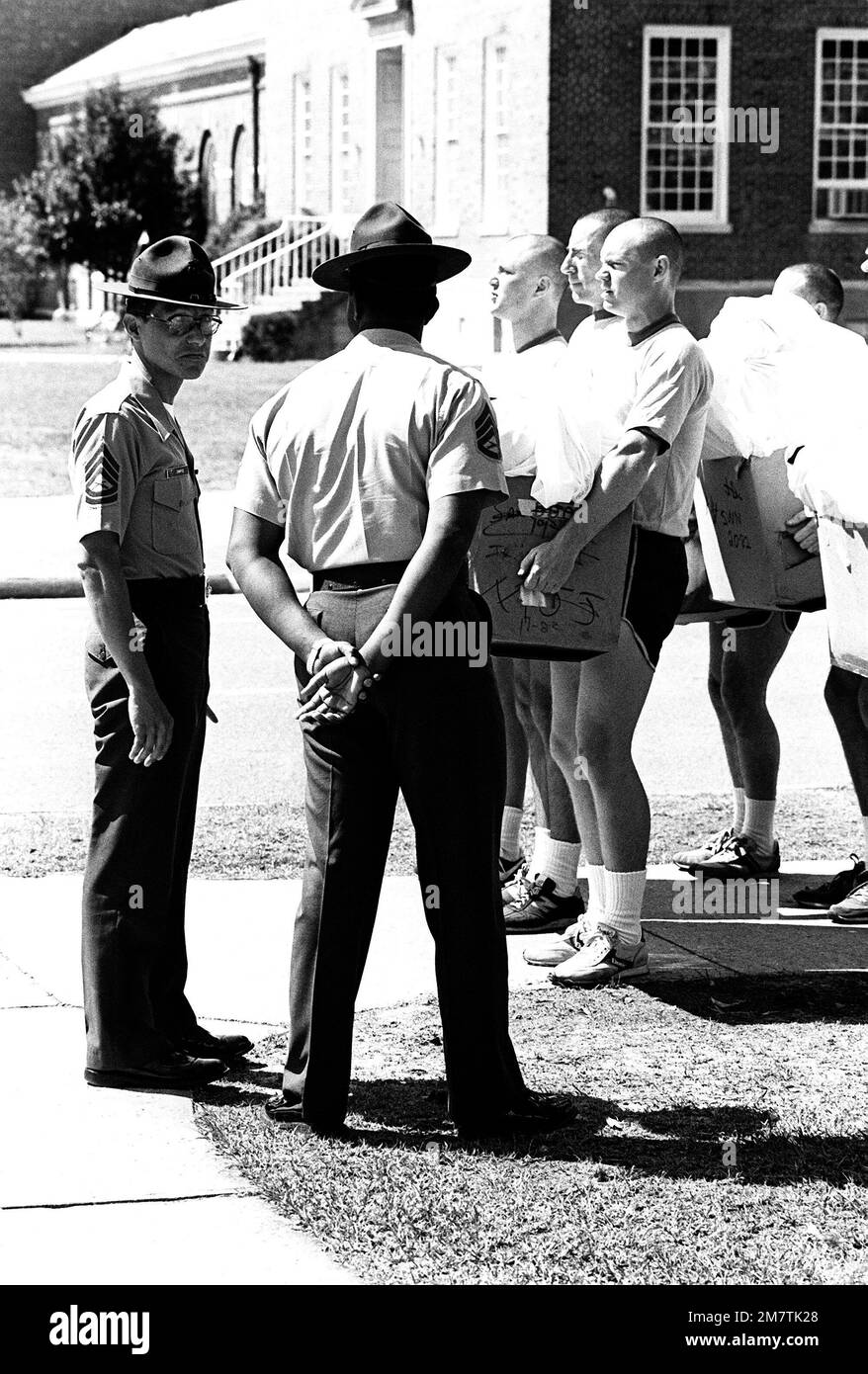 Marine officer candidates Black and White Stock Photos & Images - Alamy