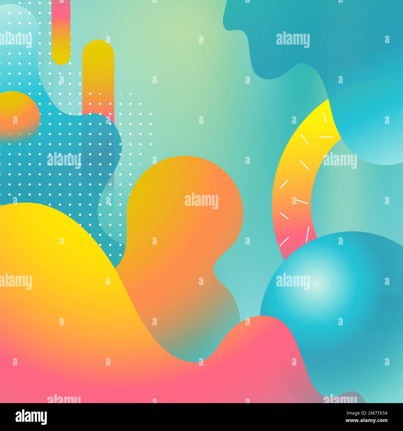 Colorful vibrant summer poster vector Stock Vector Image & Art - Alamy