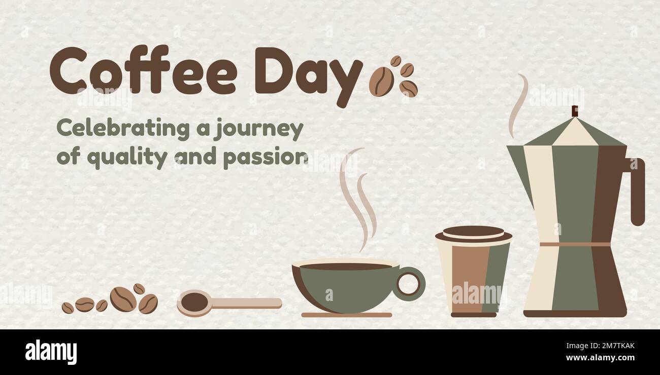 Coffee day poster design vector Stock Vector Image & Art - Alamy