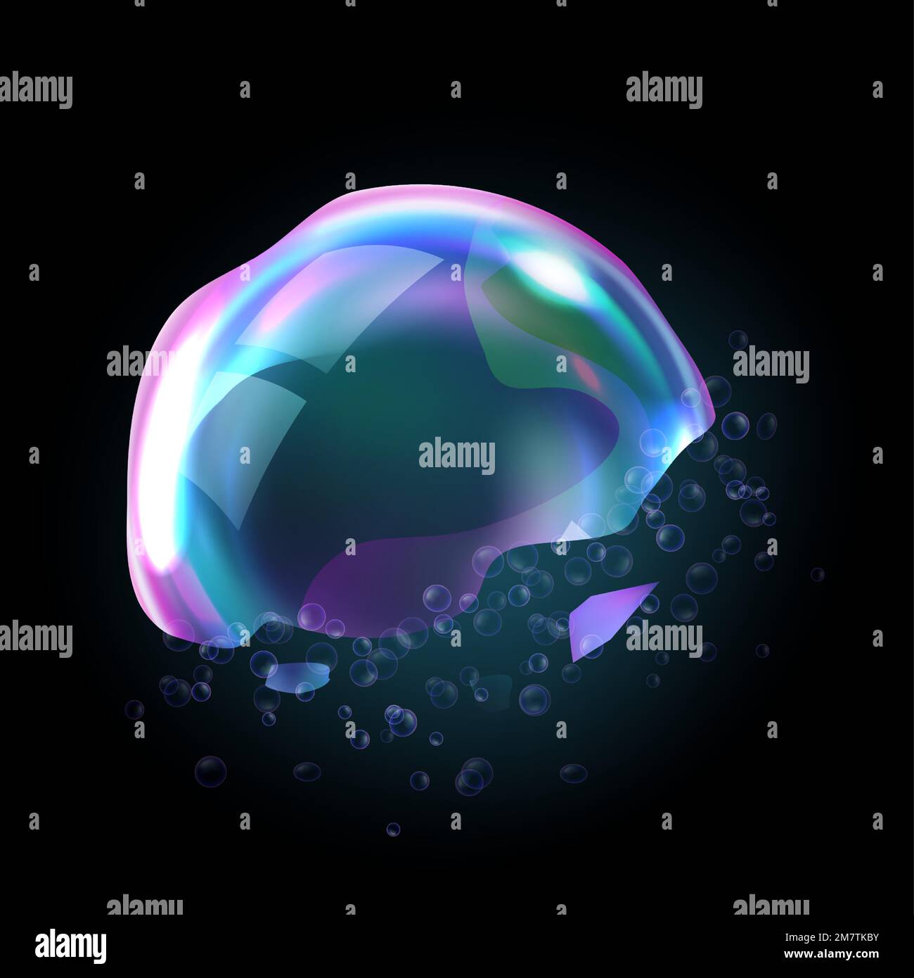 Exploding water balloon Stock Vector Images - Alamy