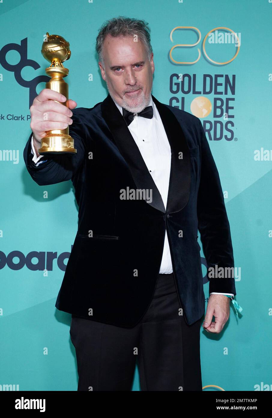 Mark Gustafson poses with the award for best motion picture, animated ...