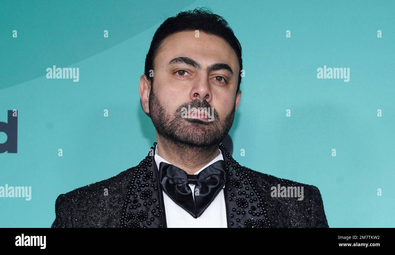 Mohamed Karim arrives at the HFPA and Billboard Golden Globes ...