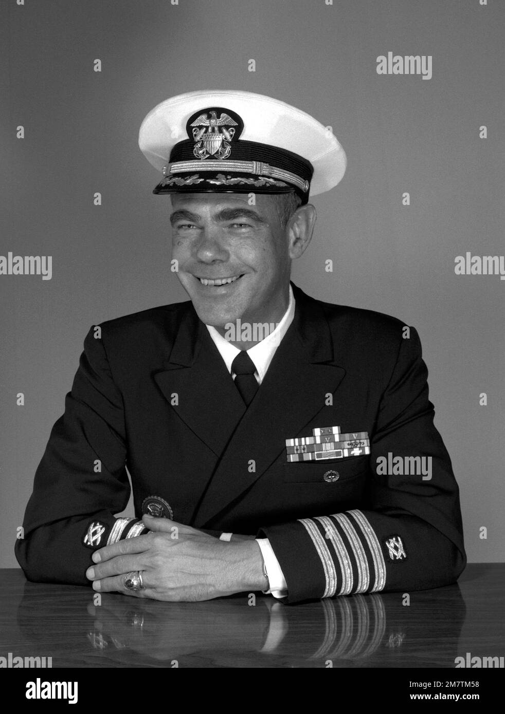 CAPT David Miller, USN (covered). Country: Unknown Stock Photo - Alamy