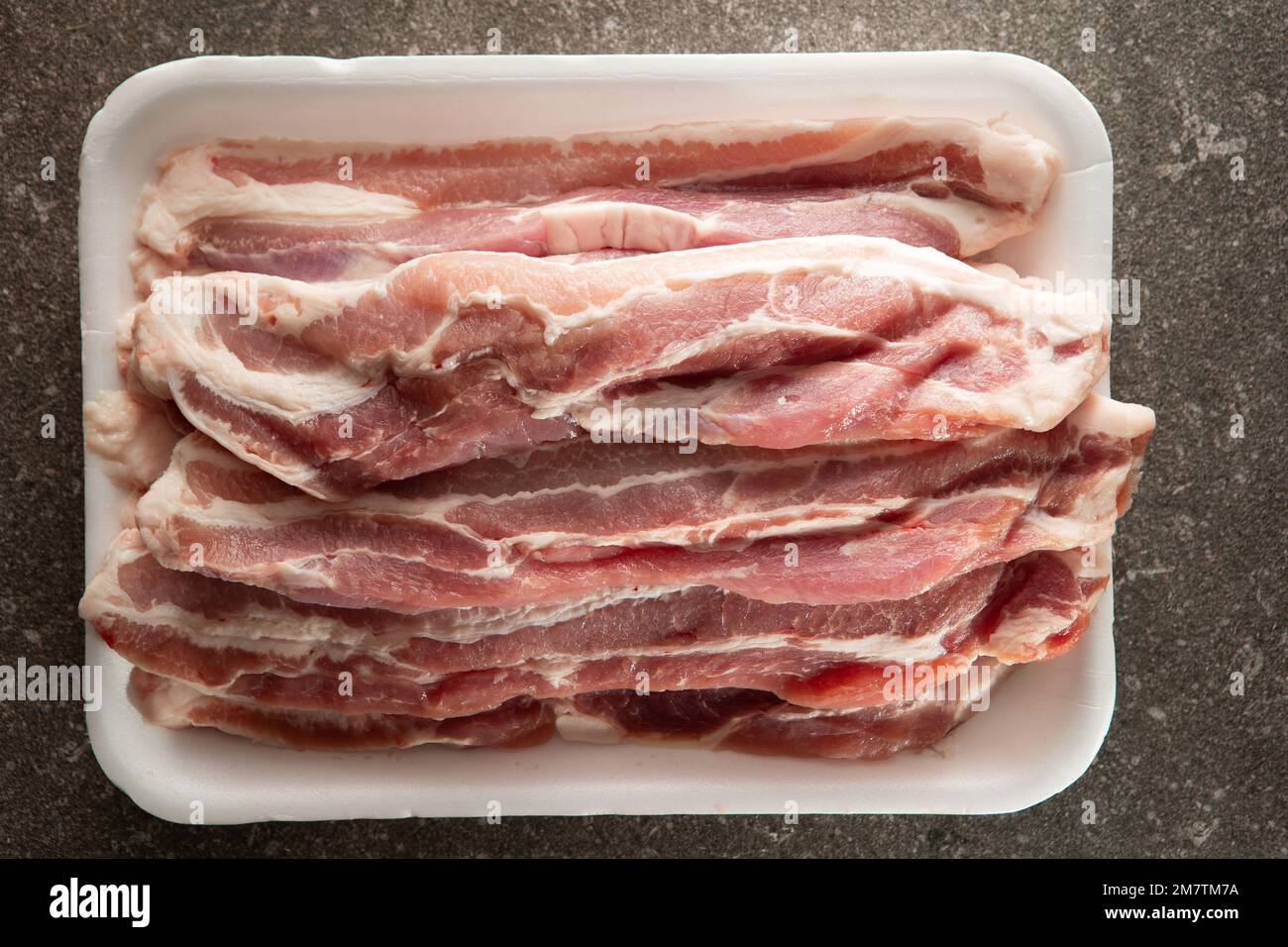 Fresh raw pork in packaging Stock Photo - Alamy
