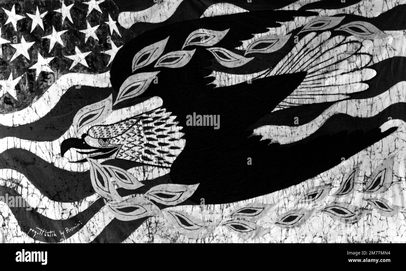 Artwork: "Batik" Artist: John Rosmini. Country: Unknown Stock Photo - Alamy