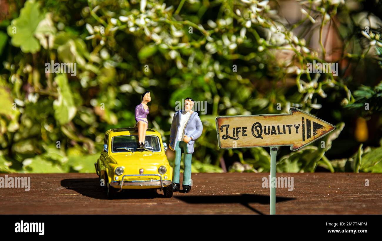 Street Sign the Direction Way to Life Quality Stock Photo - Alamy